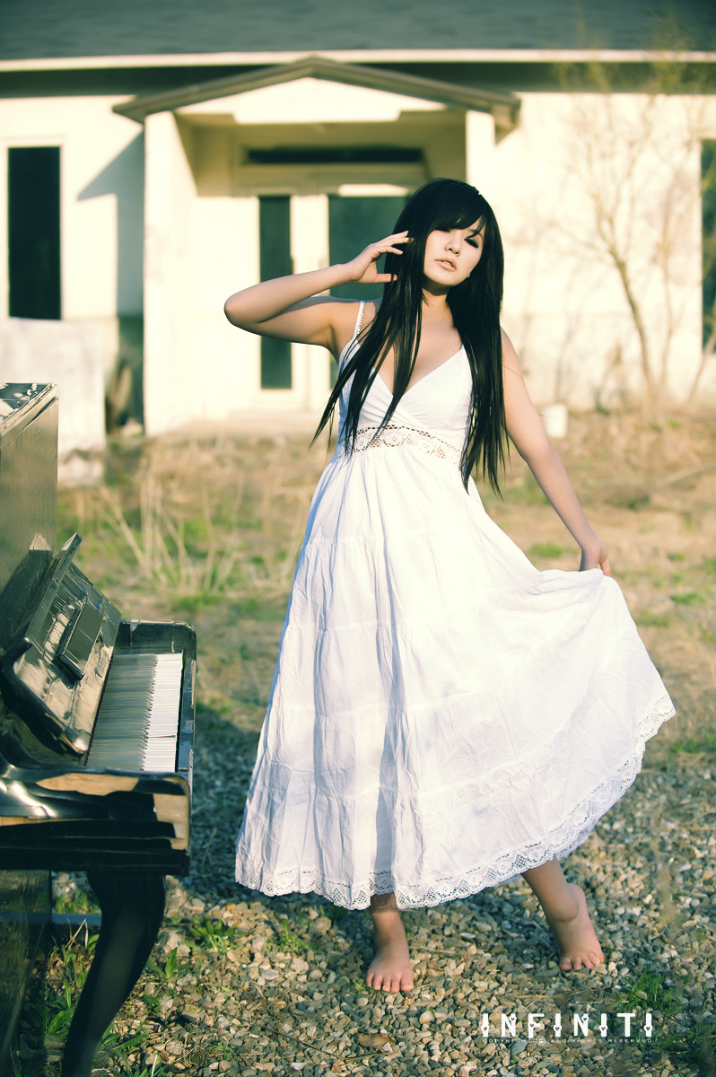 Korean Cute Model Ryu Ji Hye 류지혜 With Lovely White Dress Thechive